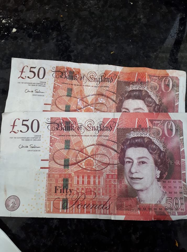 Look out for counterfeit notes :( – Falafel Fella